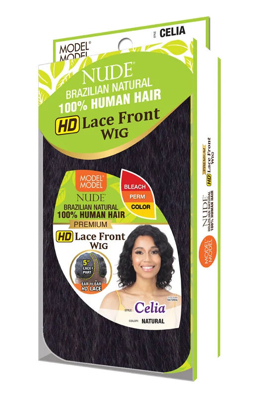 Model Model Brazilian Natural Human Hair HD Lace Front Wig CELIA | Loc ...